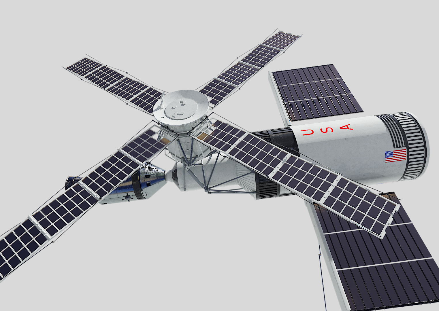 3D skylab space nasa - TurboSquid 1374253