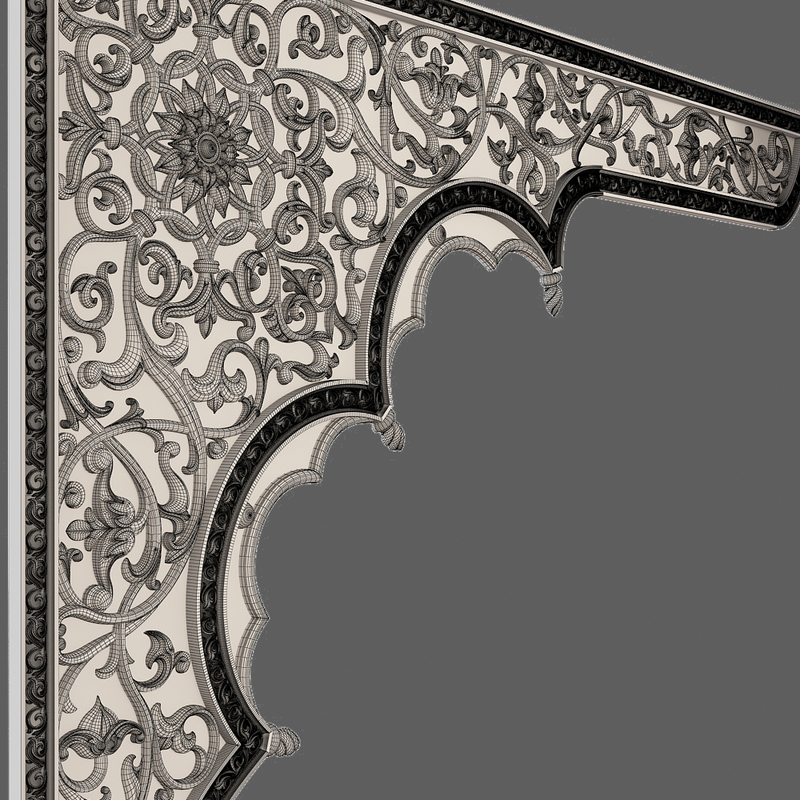 3D model pattern arabian cnc - TurboSquid 1374242