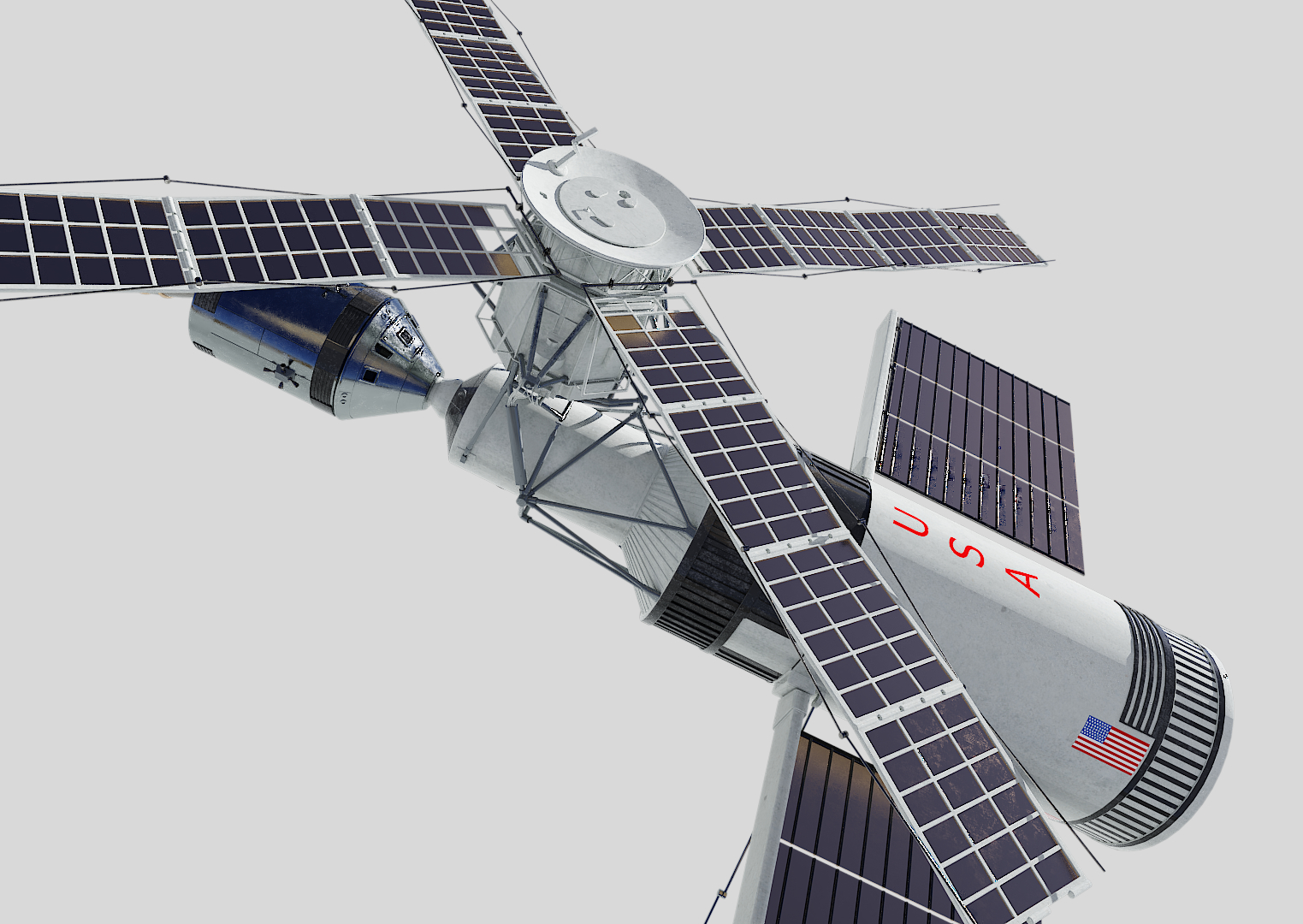 3D skylab space nasa - TurboSquid 1374253