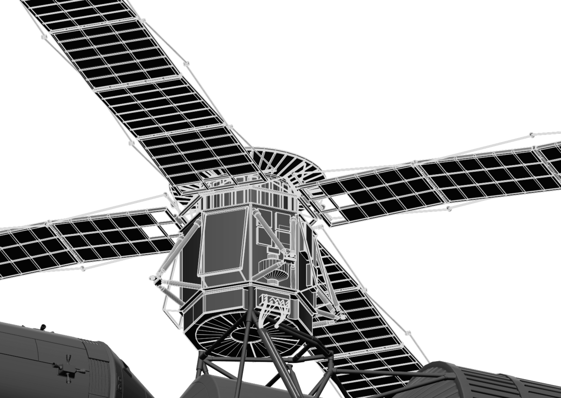 3D skylab space nasa - TurboSquid 1374253