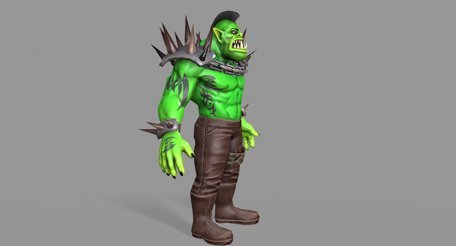 3D real orc model - TurboSquid 1374318