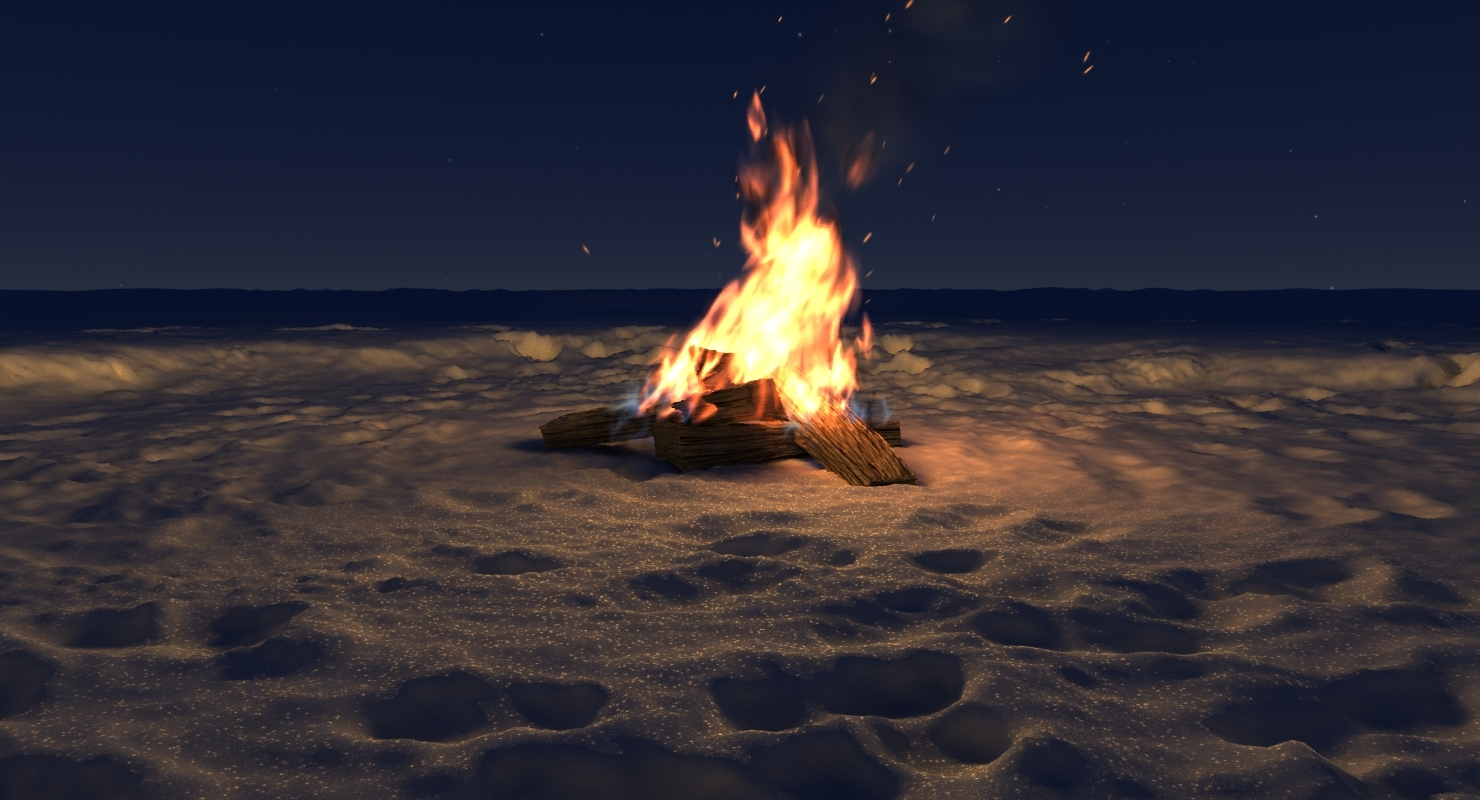 3D campfire animation model - TurboSquid 1370944
