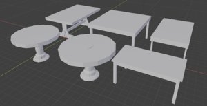 Free Table Blender Models for Download | TurboSquid