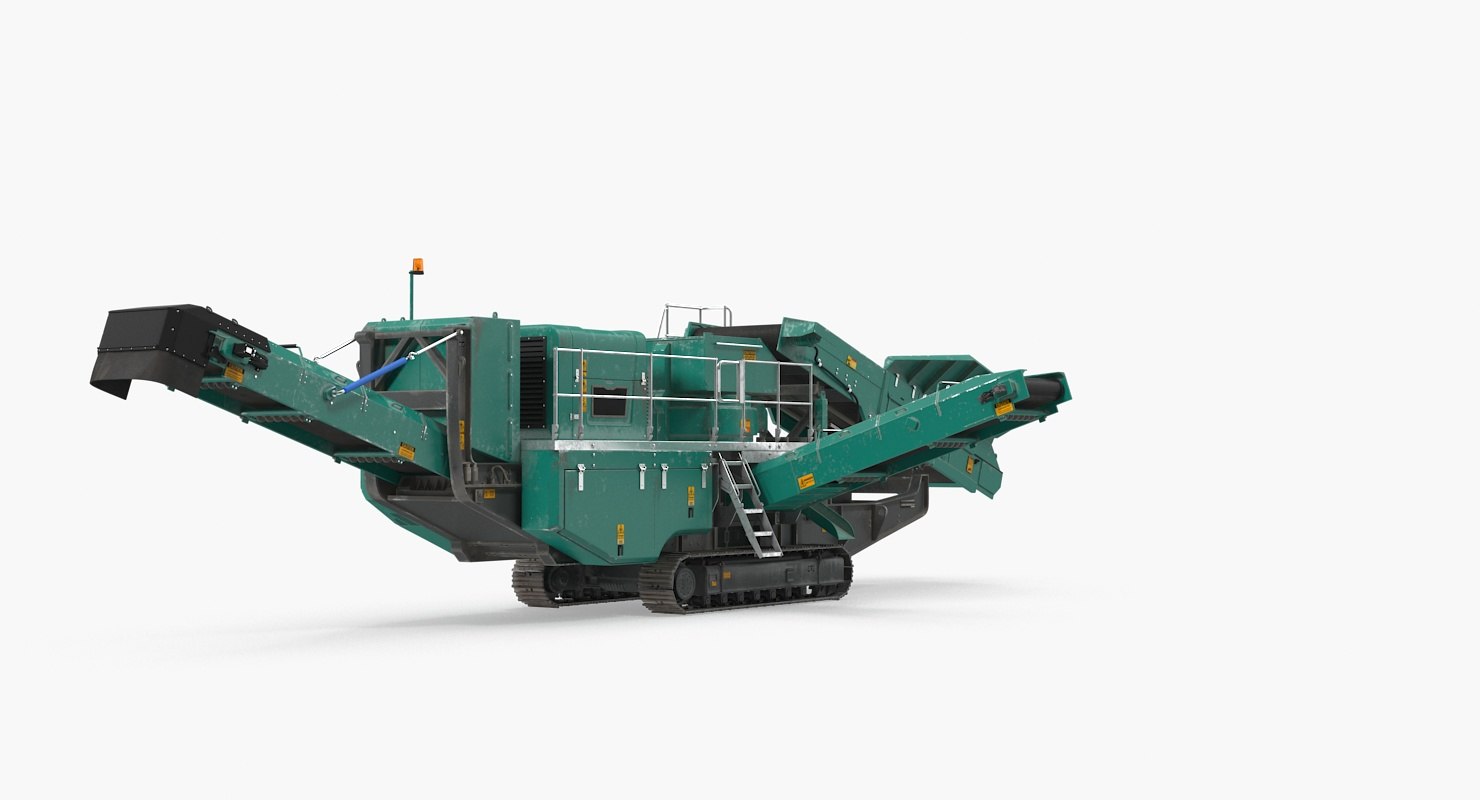 Crusher machines 3D model - TurboSquid 1374654