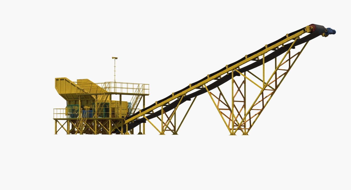 Crusher machines 3D model - TurboSquid 1374654