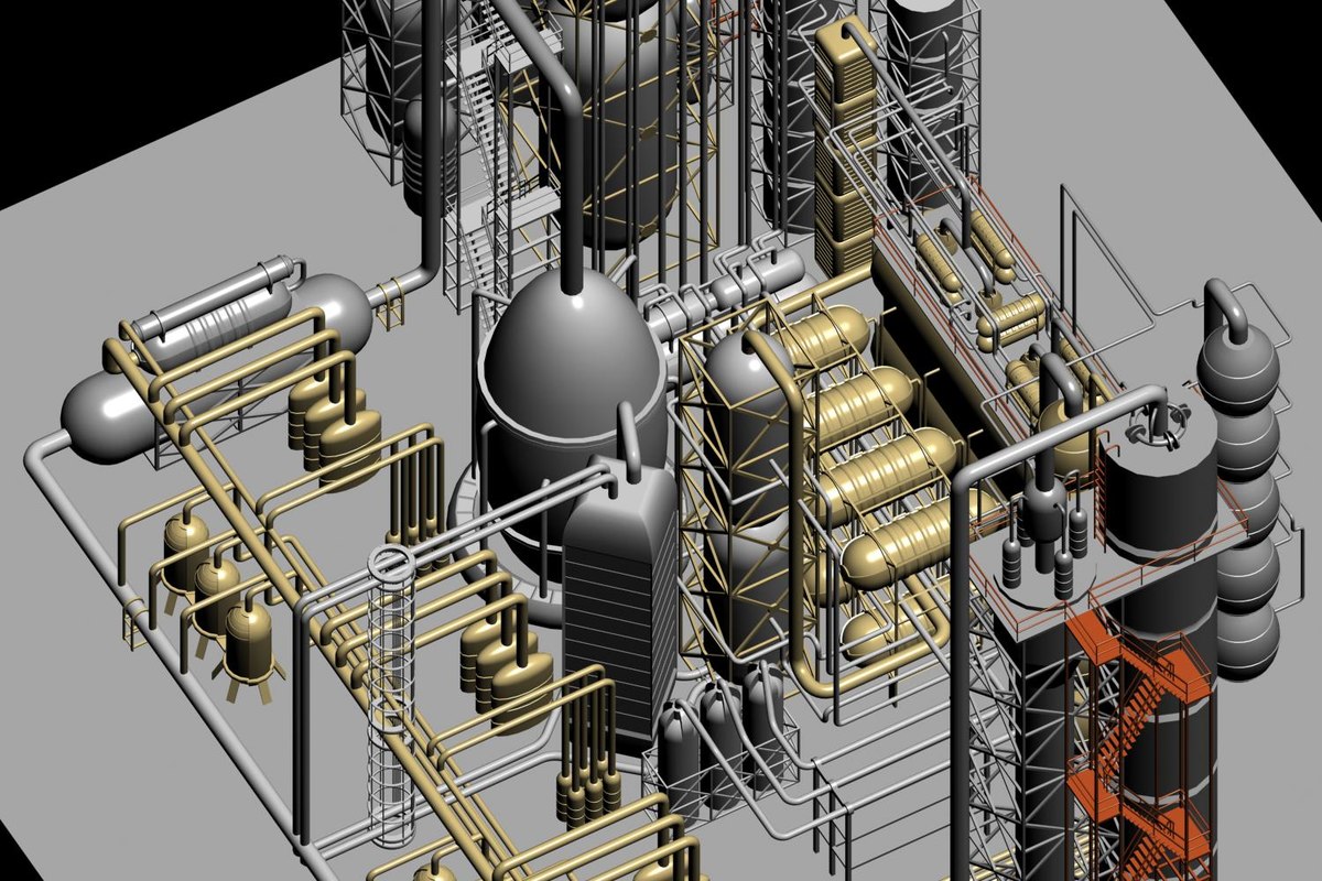 Futuristic factory 3D model - TurboSquid 1374625