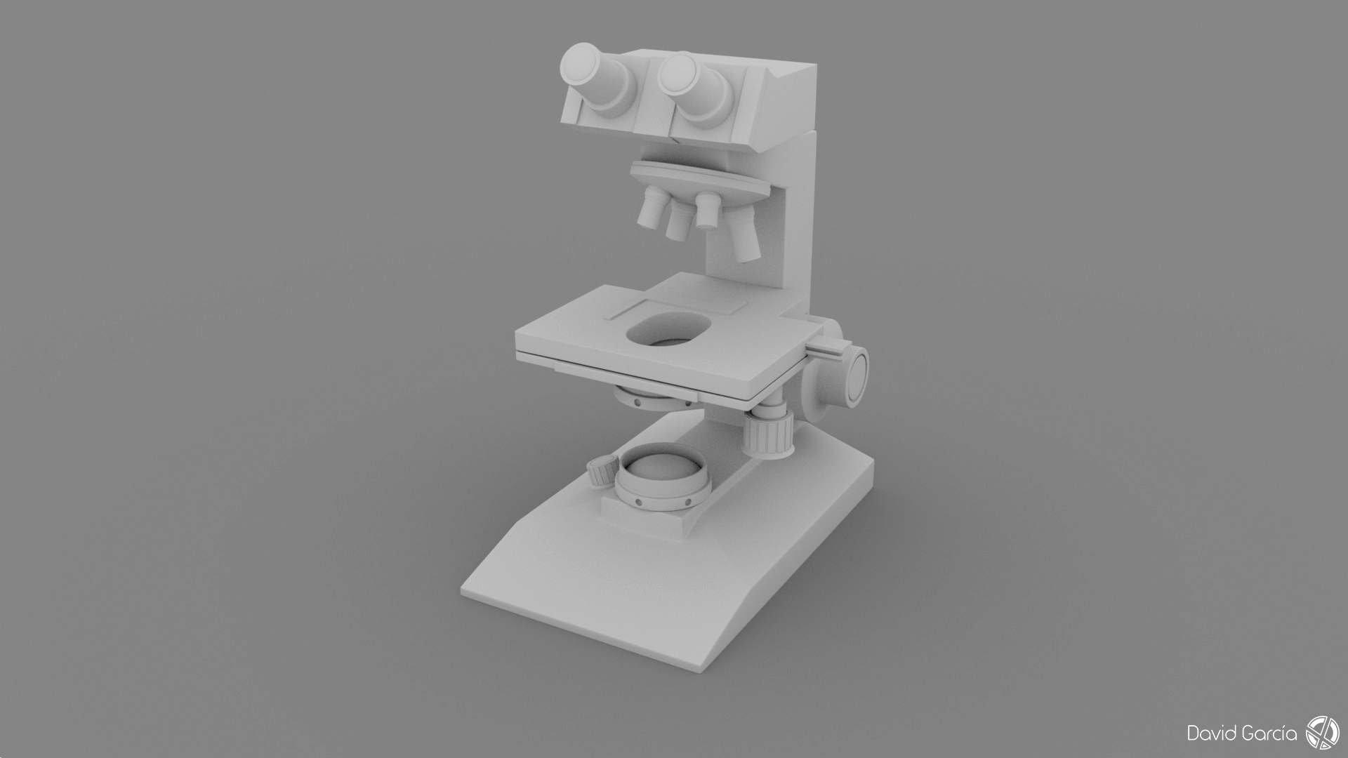 3D lab microscope - TurboSquid 1374851