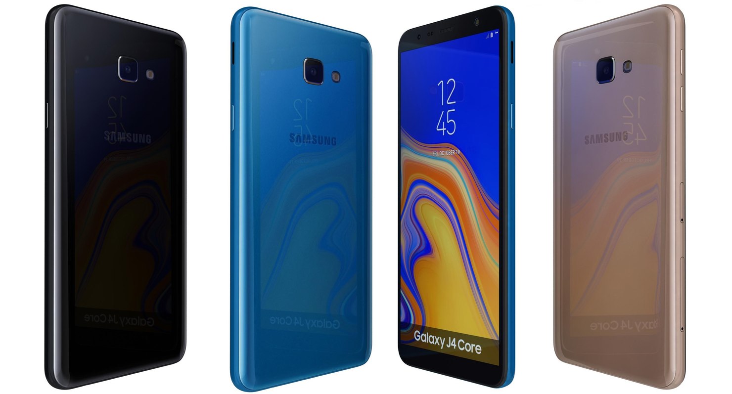 Samsung galaxy j4 core 3D model - TurboSquid 1377514