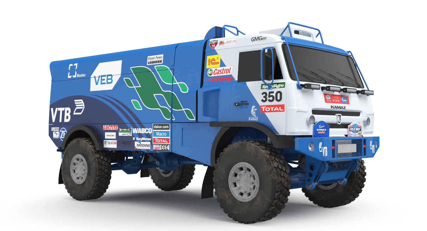 3D model kamaz trucks - TurboSquid 1375088