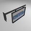 Signboard nameplate 3D model - TurboSquid 1375100