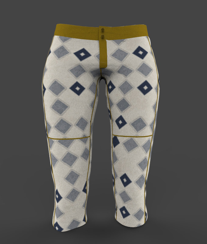 Women pants 3D model - TurboSquid 1375096