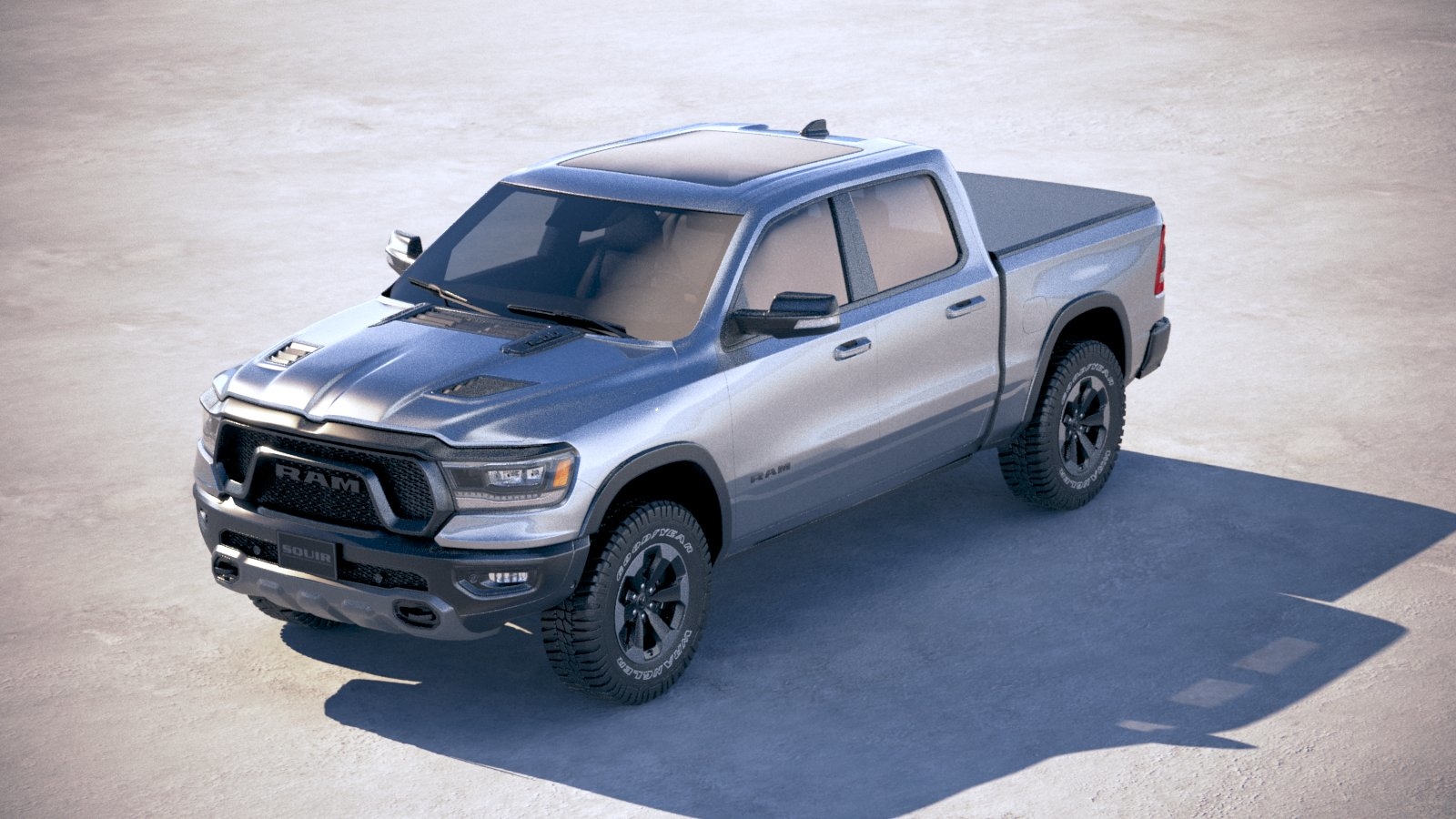 3D ram 1500 rebel model - TurboSquid 1375107