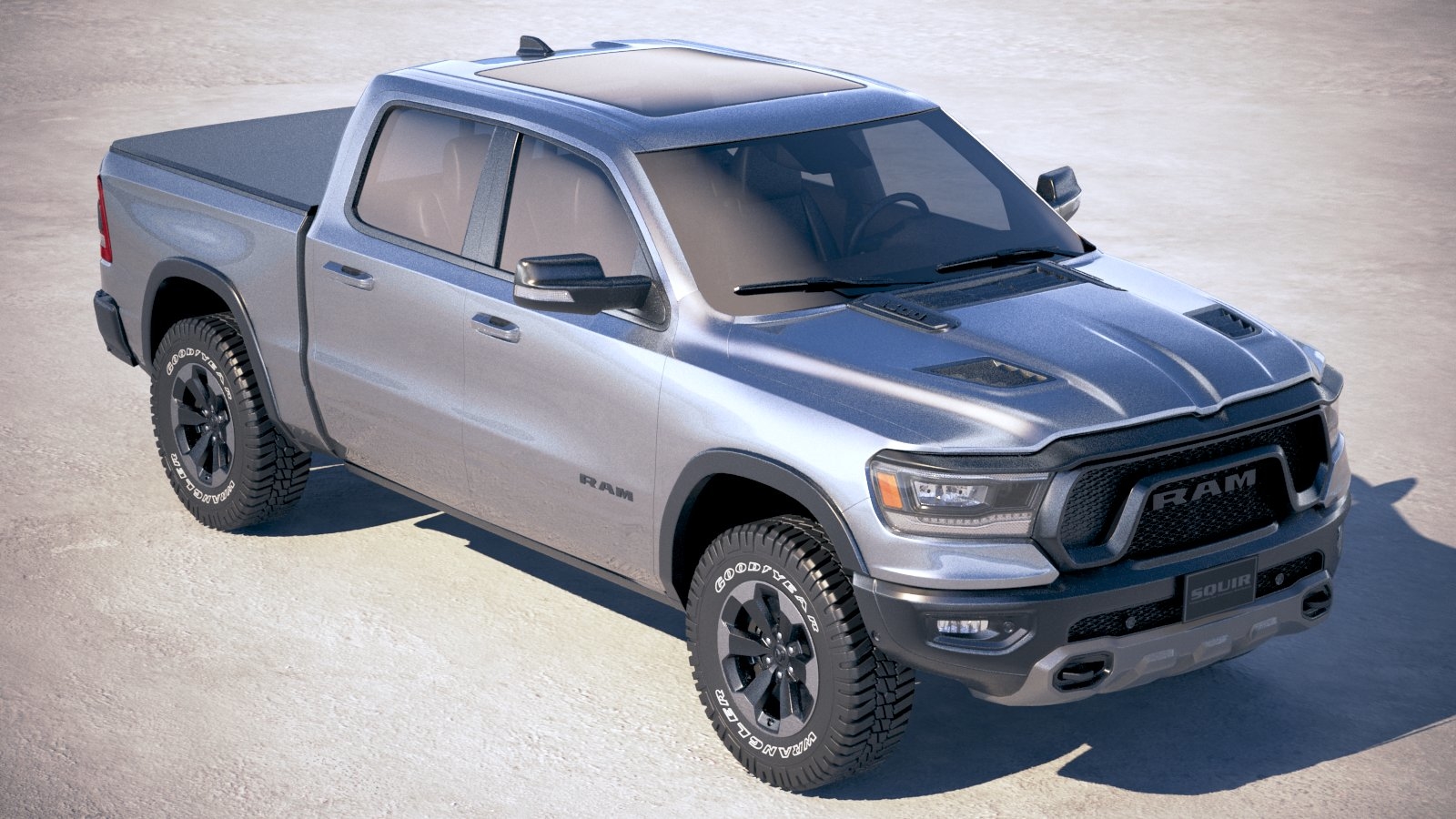 3D ram 1500 rebel model - TurboSquid 1375107