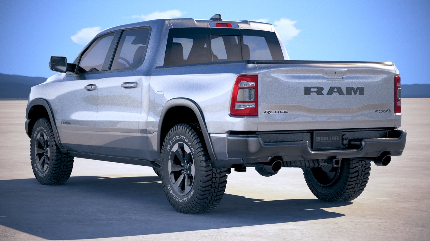 3D ram 1500 rebel model - TurboSquid 1375107