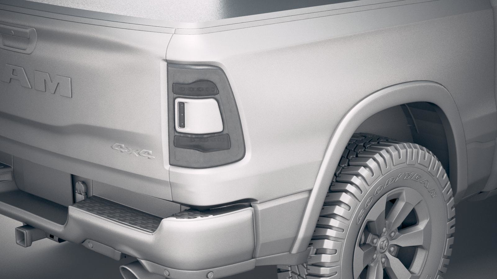 3D ram 1500 rebel model - TurboSquid 1375107