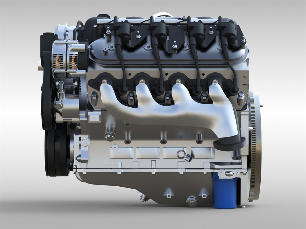 Gm ls3 engine 3D - TurboSquid 1375207