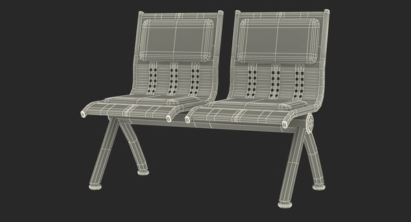 Reception waiting room chair furniture 3D model - TurboSquid 1375395