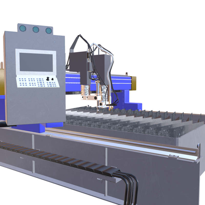 Laser cutter 3D model - TurboSquid 1375320