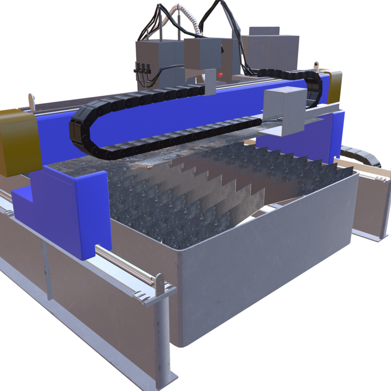 Laser cutter 3D model - TurboSquid 1375320