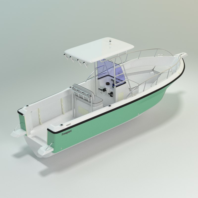 Fisherman freeport 24cc boats 3D model - TurboSquid 1375306