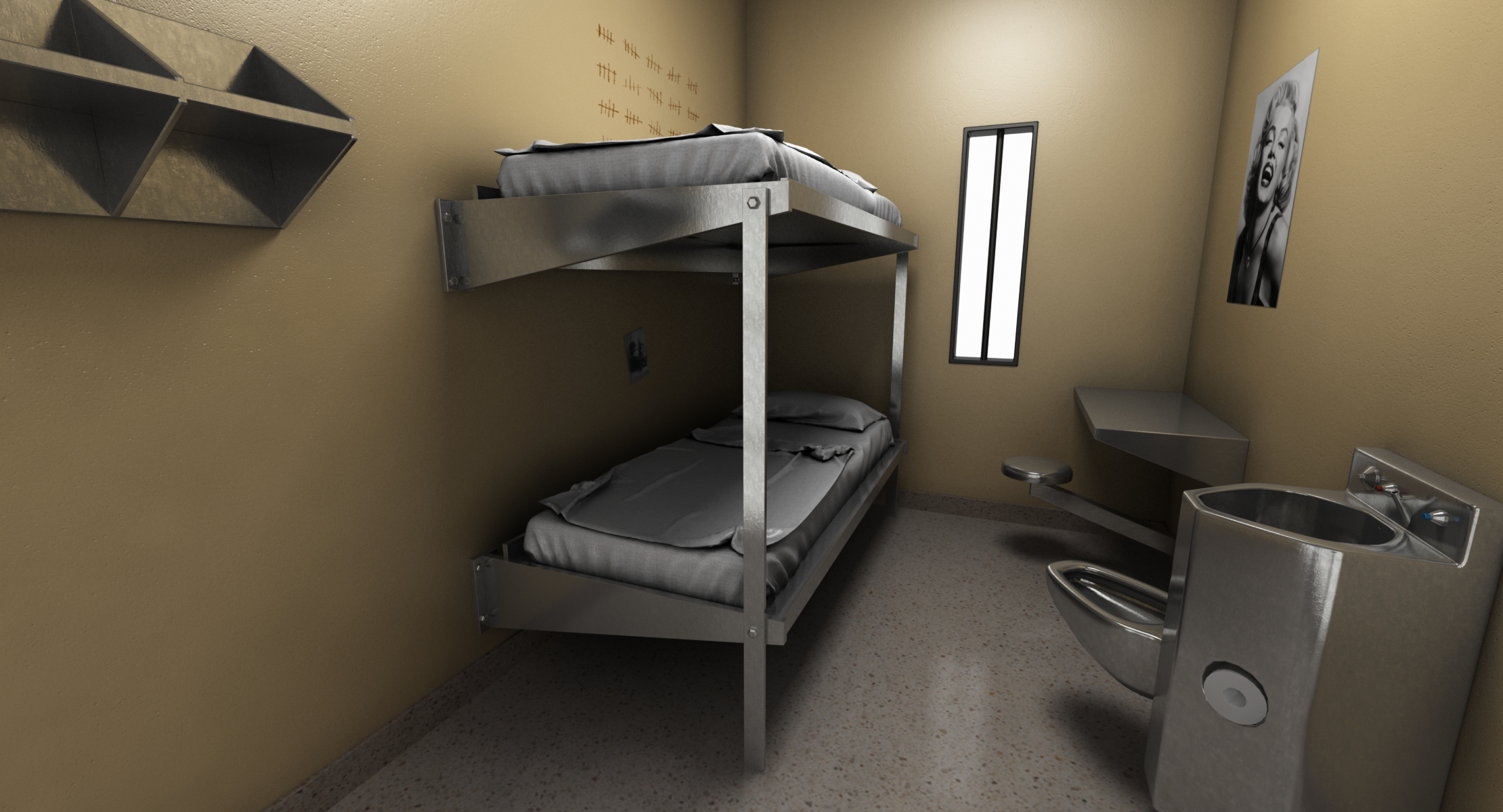 modèle 3D de Cellule de prison - TurboSquid 1375385