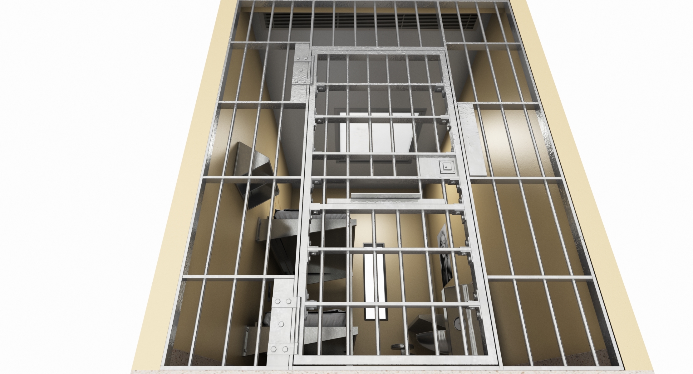 3D prison cell model - TurboSquid 1375385