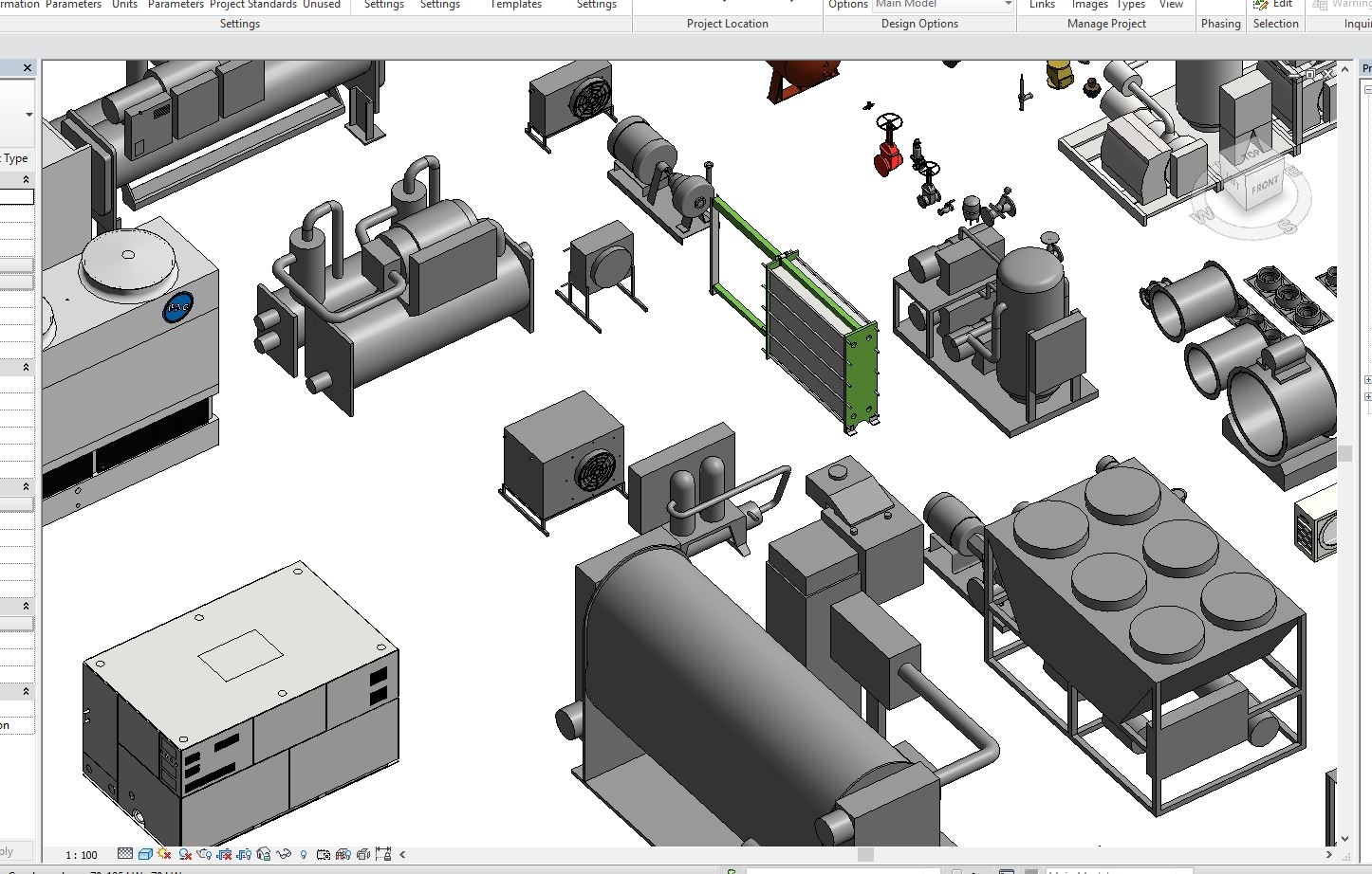 Revit-Familien von Mechanical Equipment 2016 3D-Modell - TurboSquid 1375461
