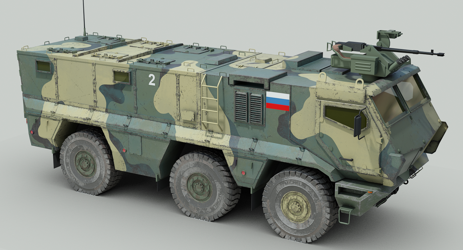 Russian kamaz typhoon armored truck 3D model - TurboSquid 1375417