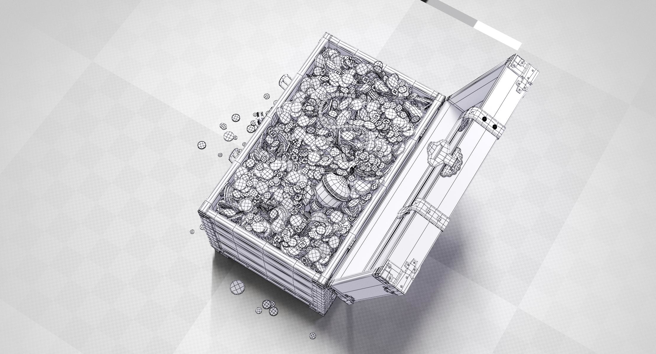 3D treasure chest - TurboSquid 1375511