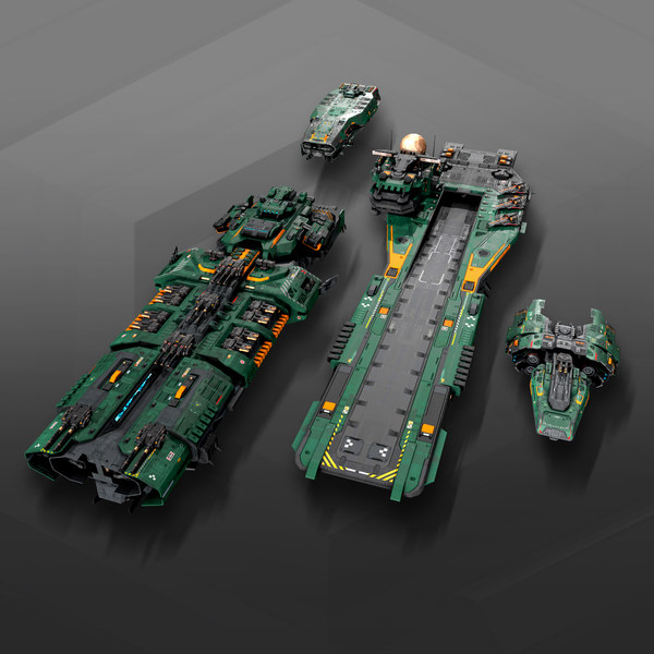 3dsmax spaceship space ship