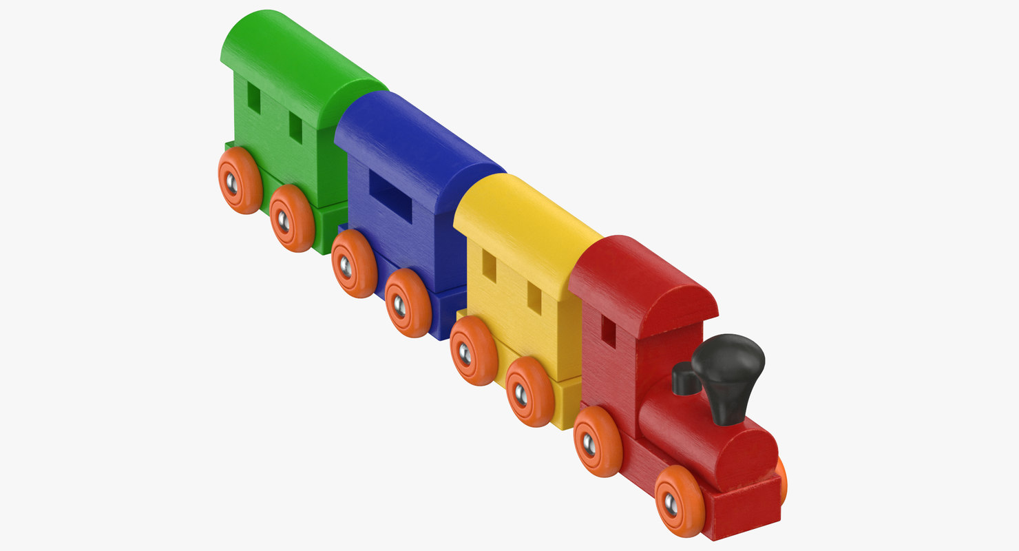 3D toy train model - TurboSquid 1375630