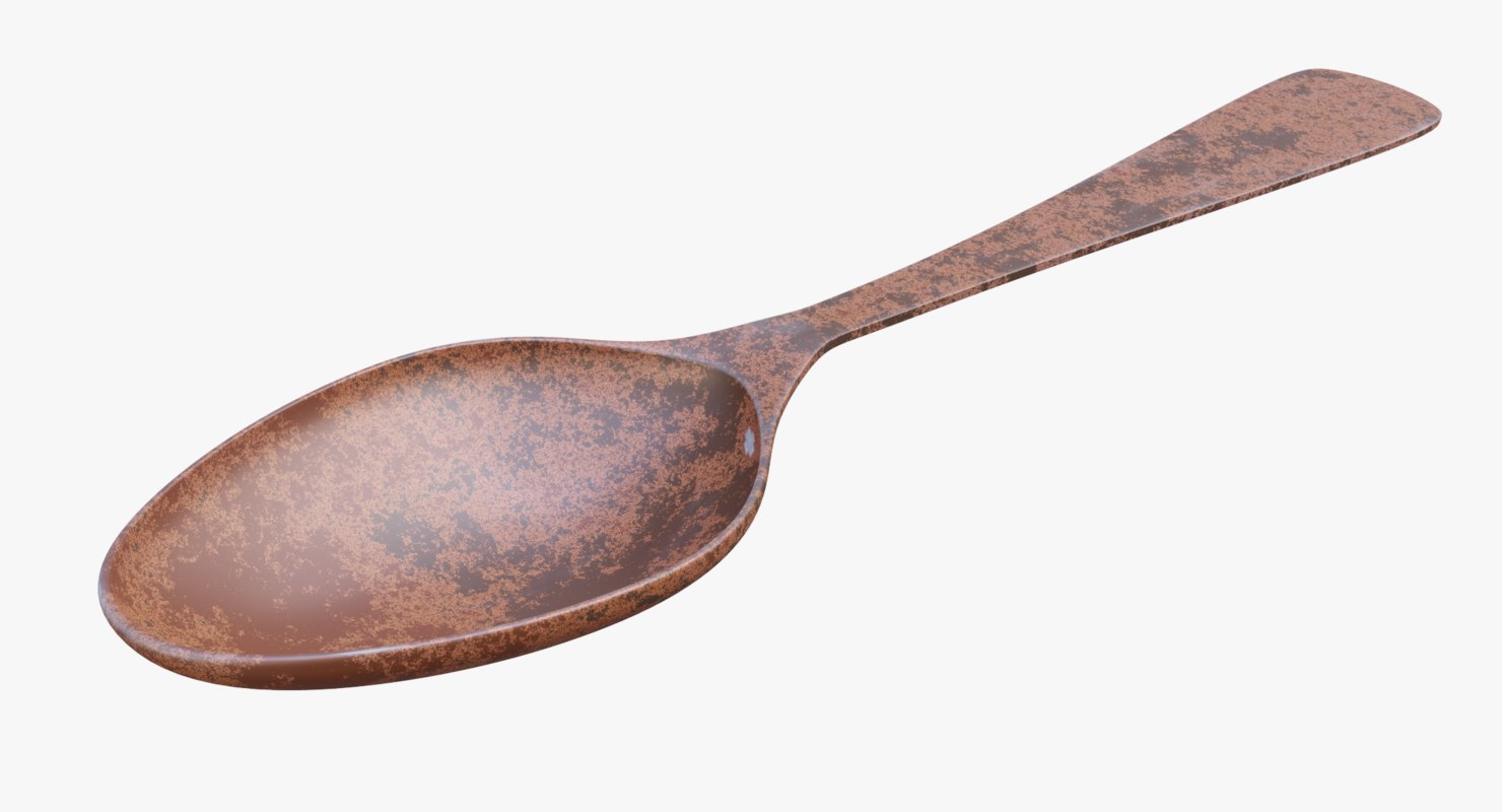Rough rusty spoon rust model - TurboSquid 1375797