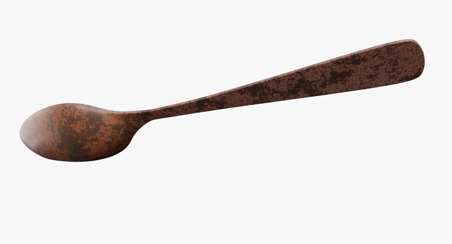 Rough rusty spoon rust model - TurboSquid 1375797