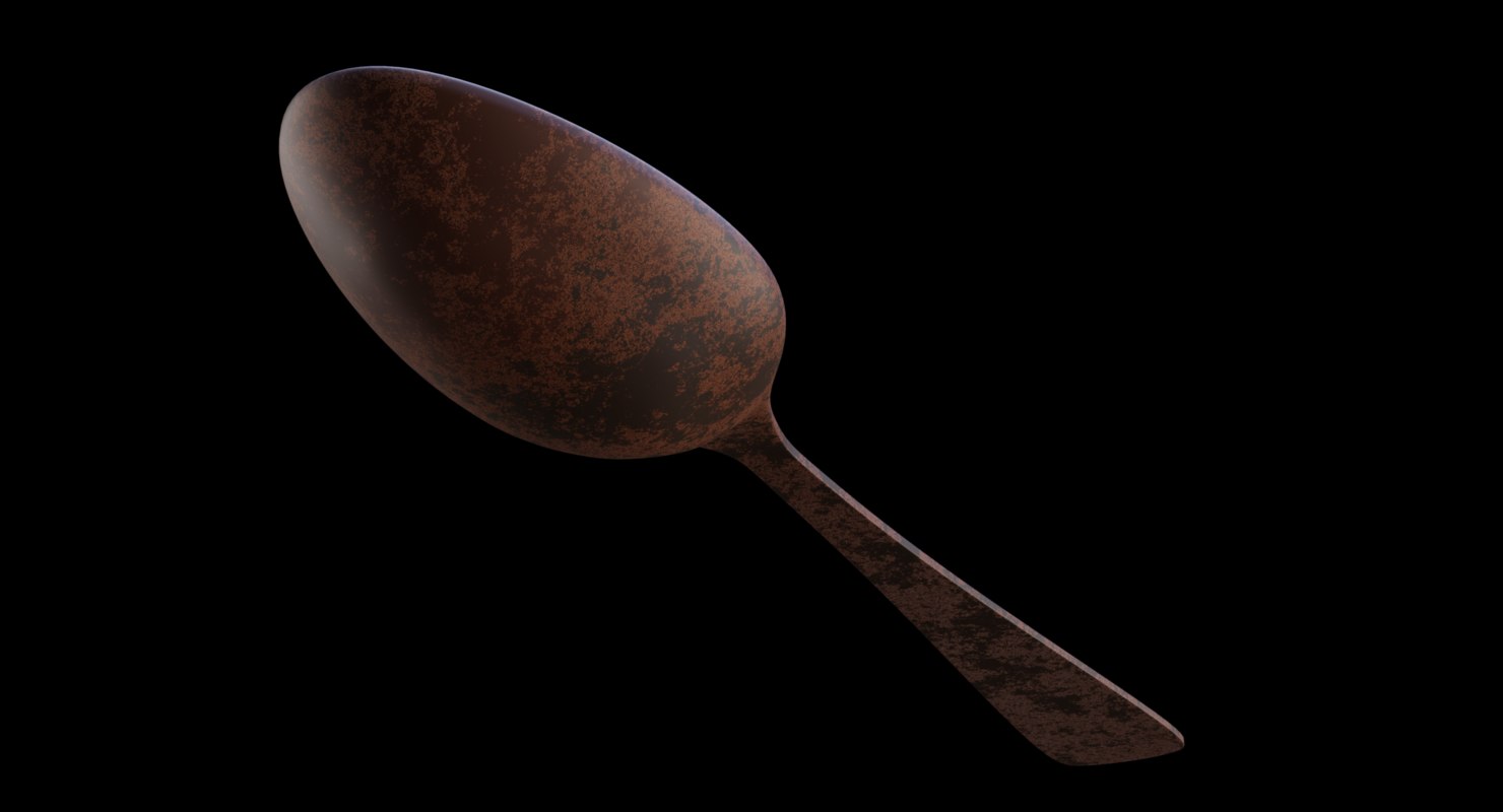 Rough rusty spoon rust model - TurboSquid 1375797
