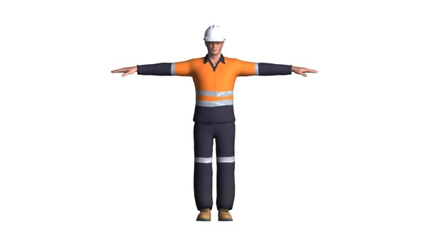 Mining construction worker 3D model - TurboSquid 1375831