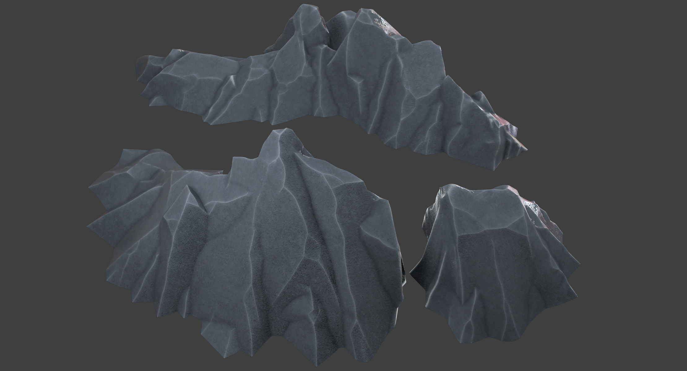 3D stylized rocks - TurboSquid 1375893
