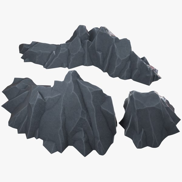 3D stylized rocks - TurboSquid 1375893