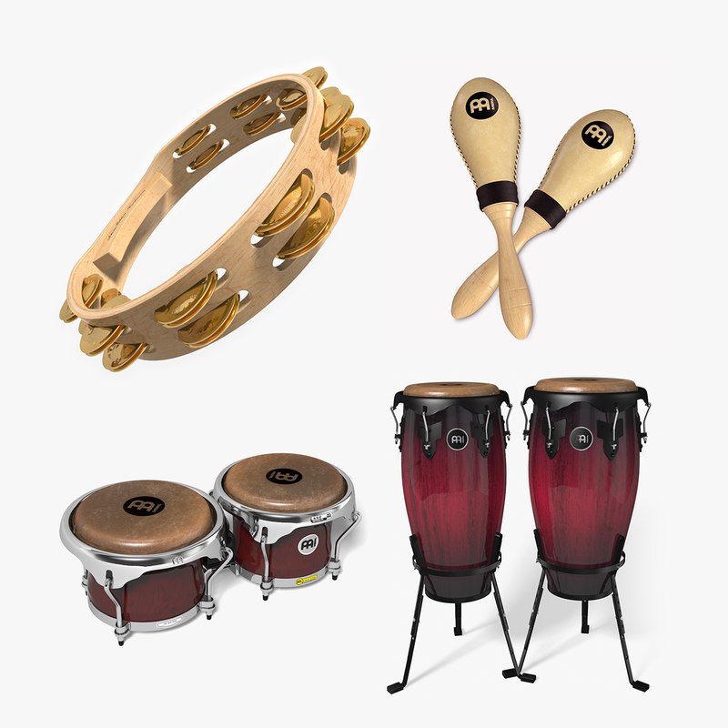 Mini percussion set 1 3D - TurboSquid 1376229