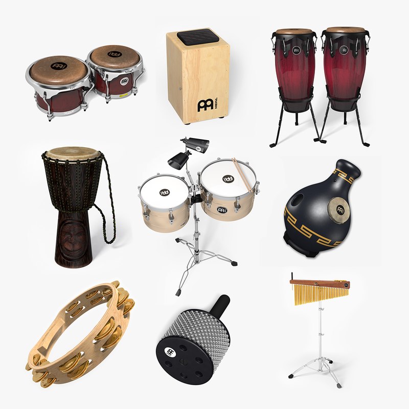 Midi percussion set 2 3D model - TurboSquid 1376240