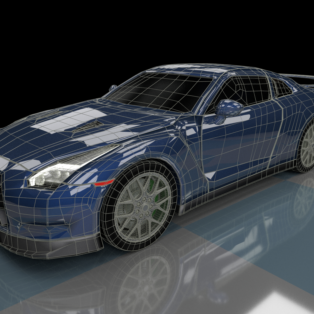 modelo 3d Nissan GTR - TurboSquid 1375881