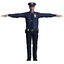3D model police officer cop character - TurboSquid 1375906
