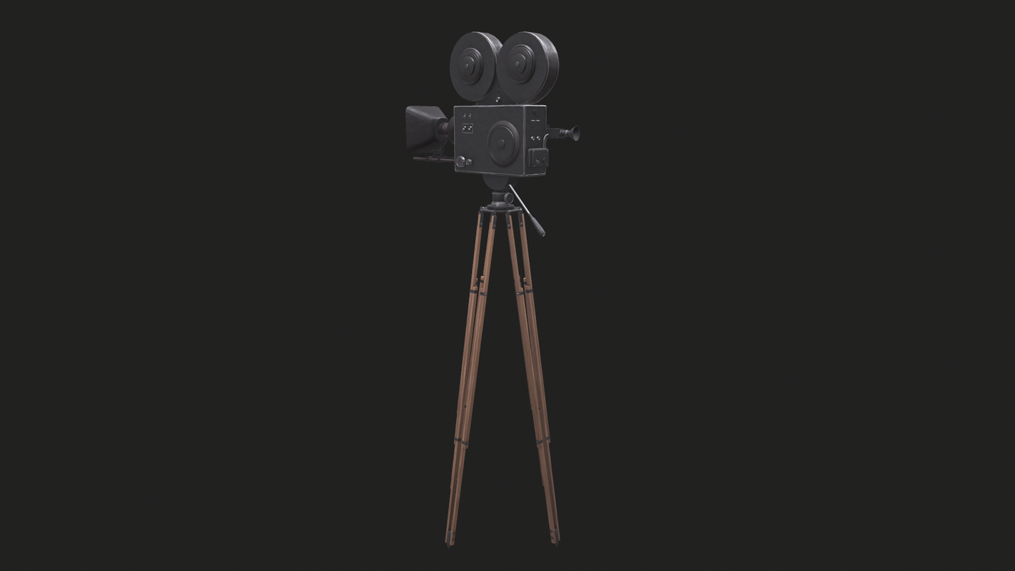Classic movie camera 3D model - TurboSquid 1376061