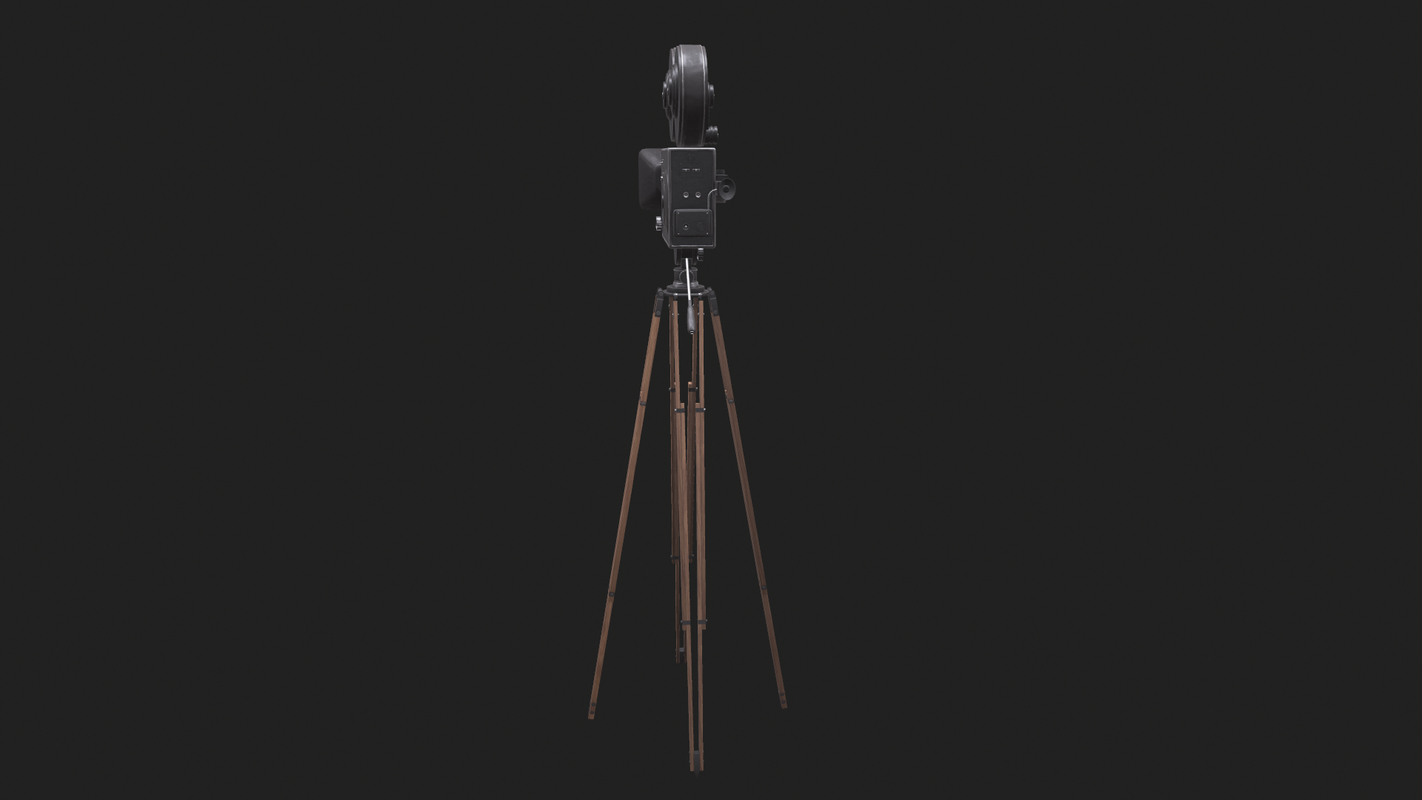 Classic movie camera 3D model - TurboSquid 1376061