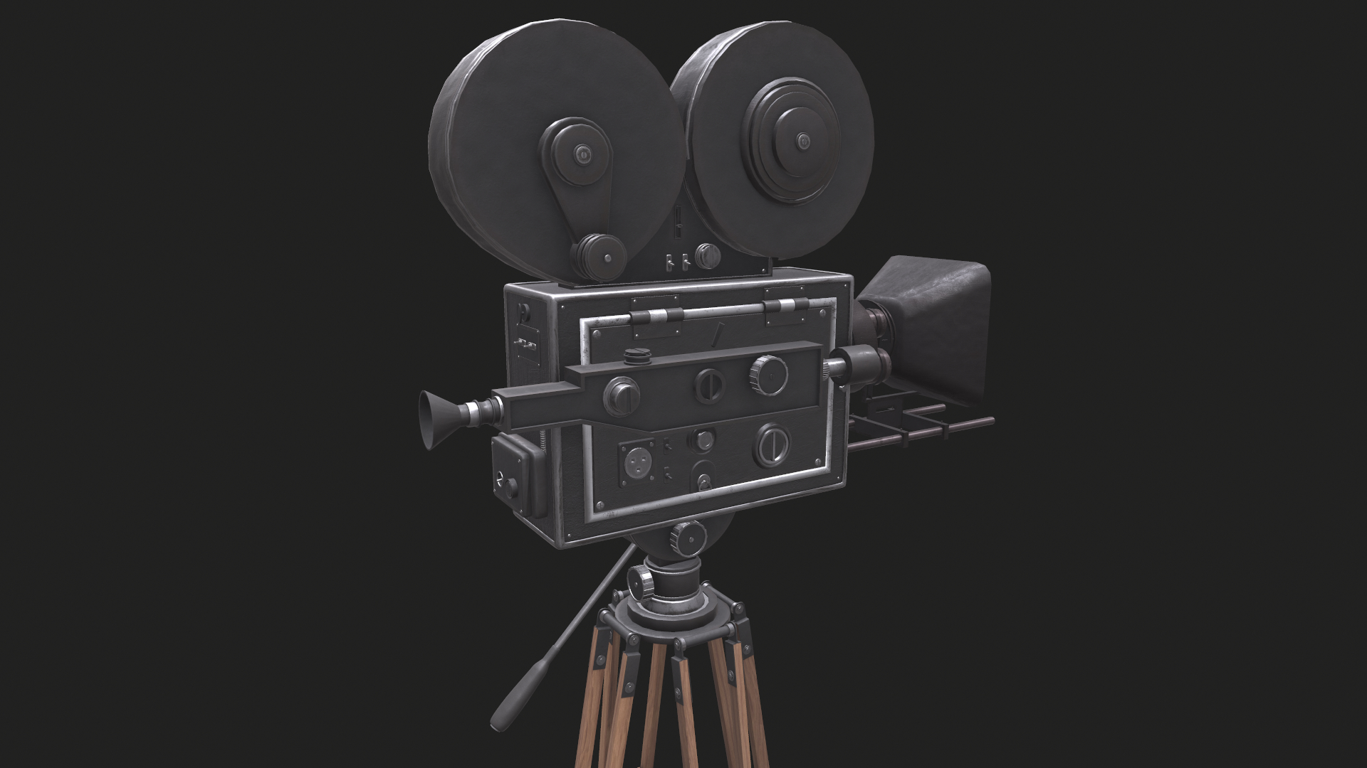 Classic movie camera 3D model - TurboSquid 1376061
