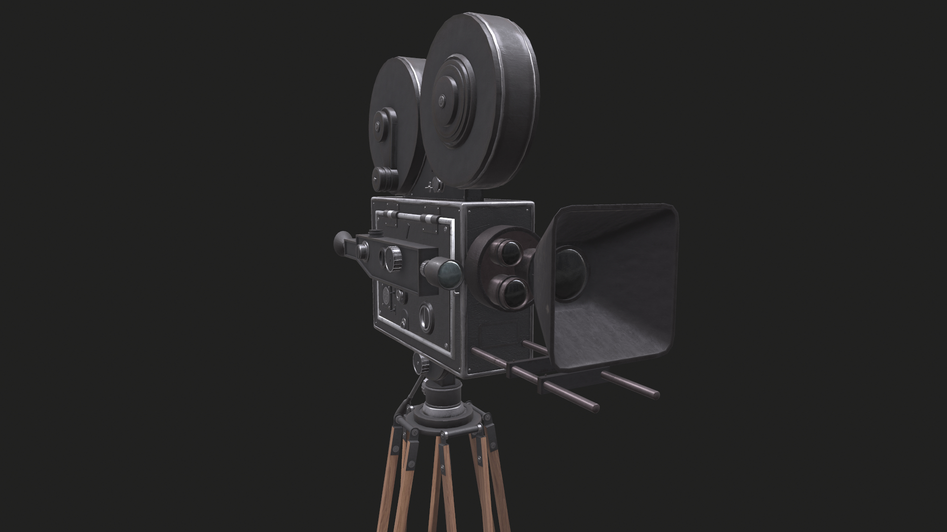 Classic movie camera 3D model - TurboSquid 1376061