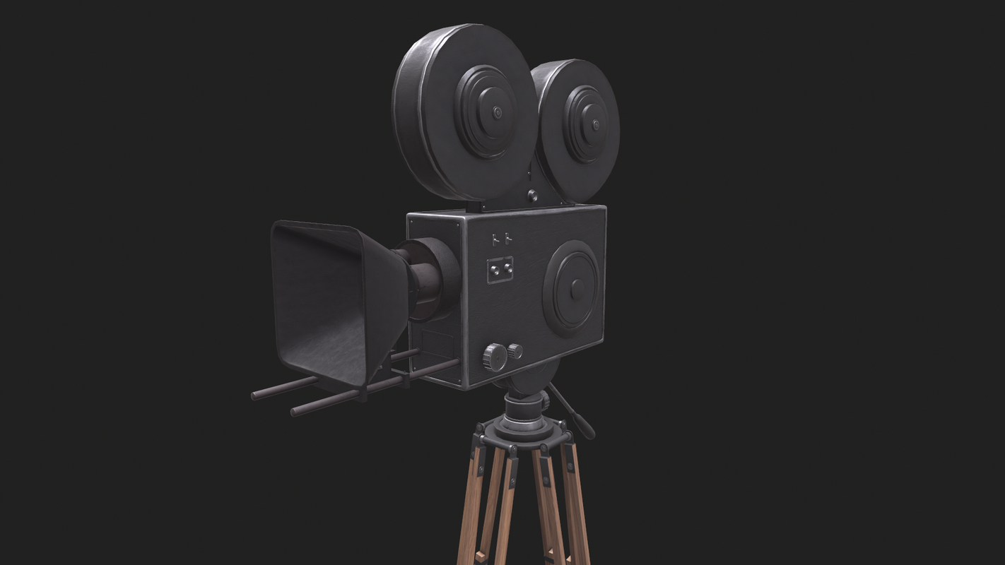 Classic movie camera 3D model - TurboSquid 1376061