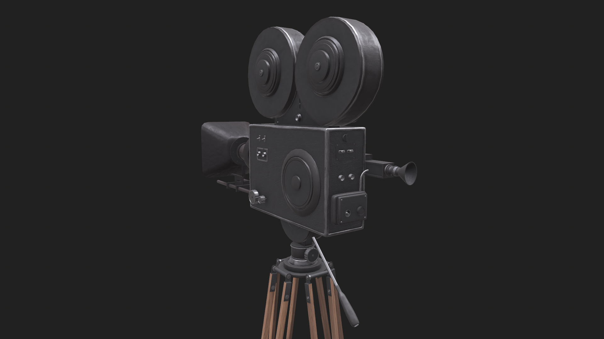 Classic movie camera 3D model - TurboSquid 1376061