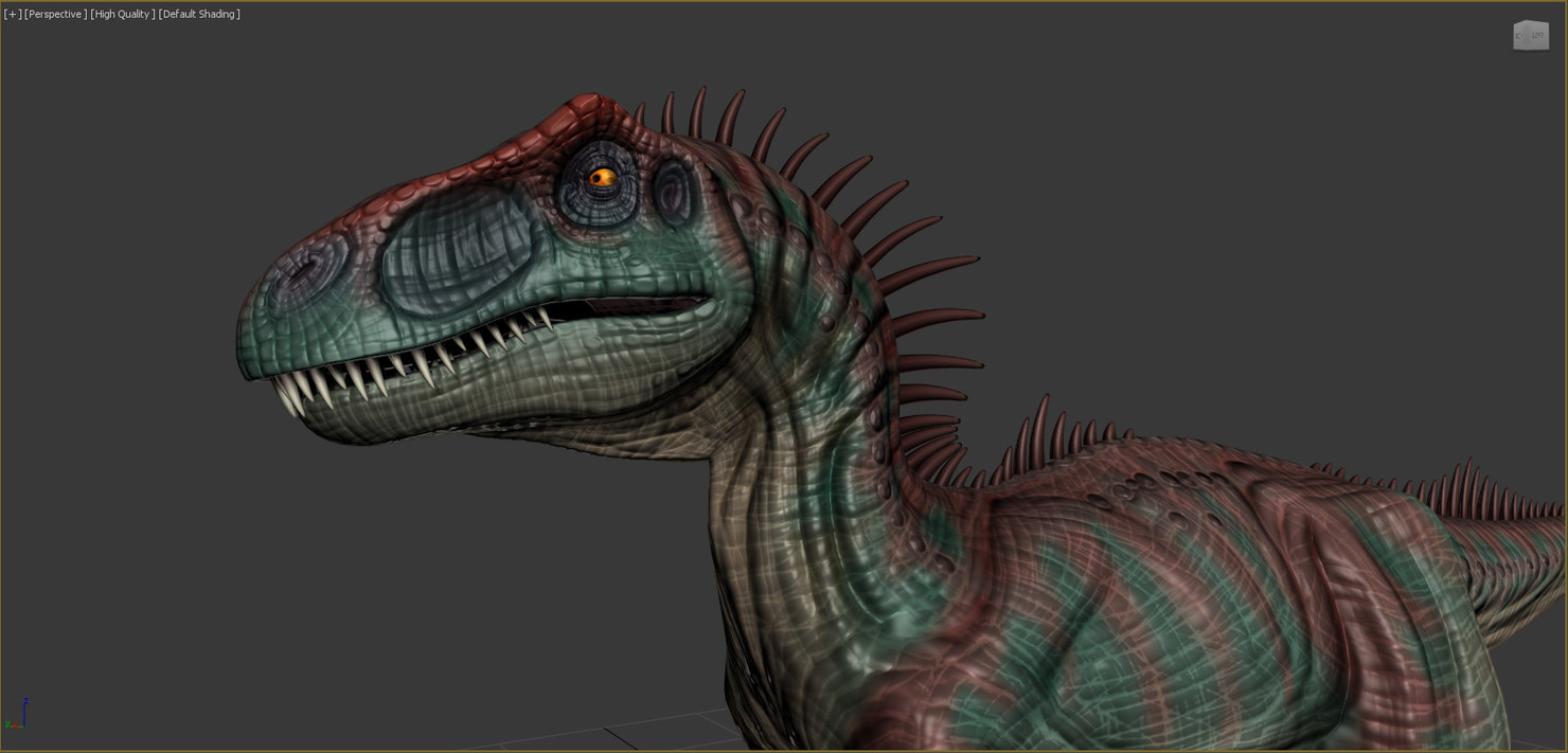 3D rigged allosaurus animations - TurboSquid 1376135