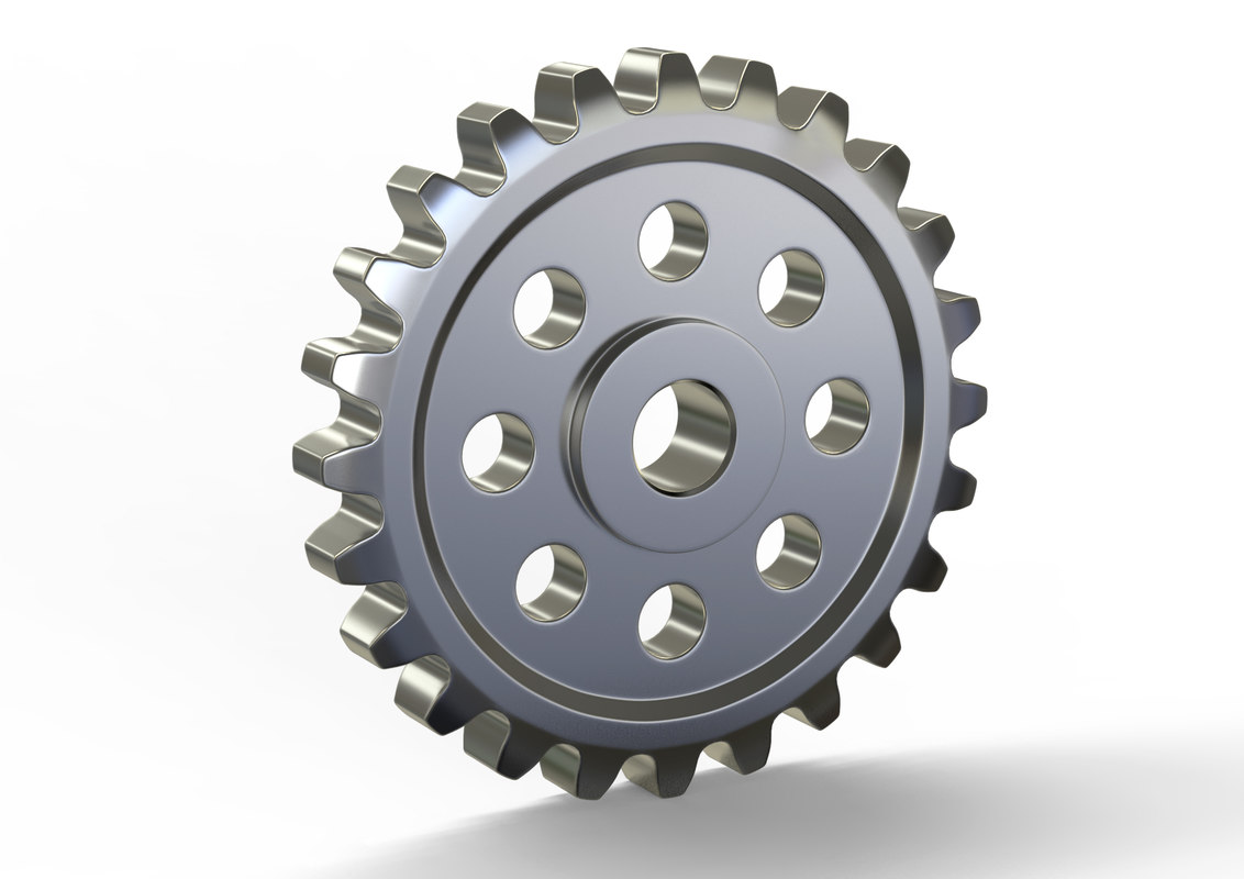 Realistic metalic gear 3D model - TurboSquid 1376260