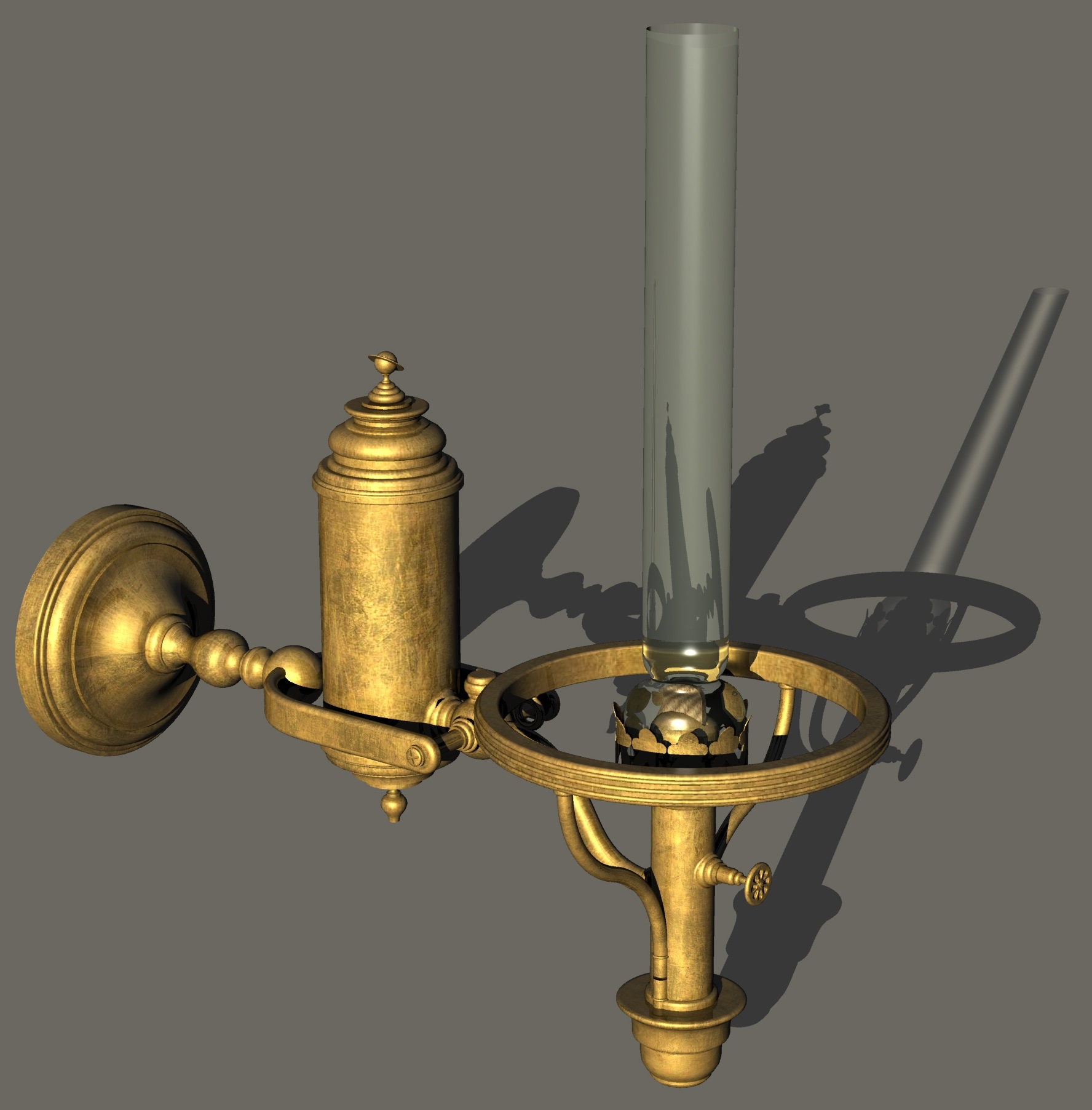 3D gas lamp model - TurboSquid 1376332